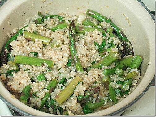 Brown Rice Risotto with Asparagus